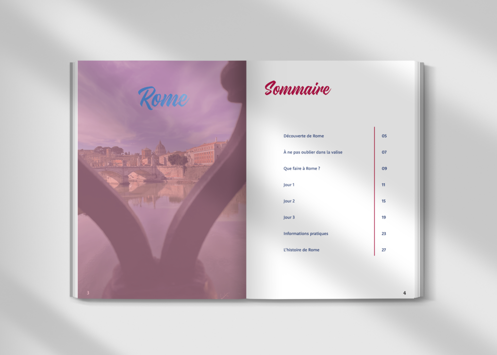 Carnet de voyage Rome